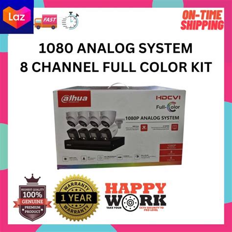 Dahua Kit Dh Kit Cvi2mp4b4d Fc Full Color 8 Camera 4 Indoor And 4