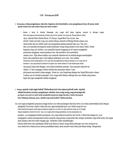Csu Eop S Pdf