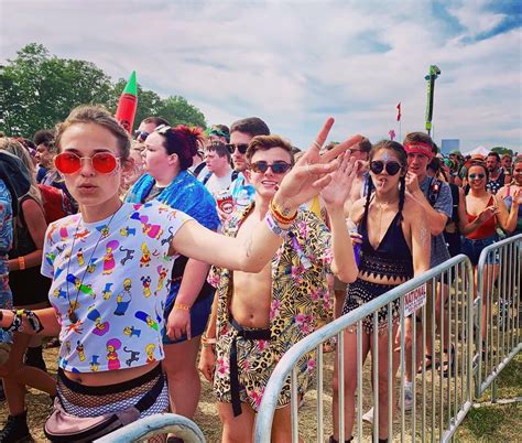 Music Festival Girls Flashing