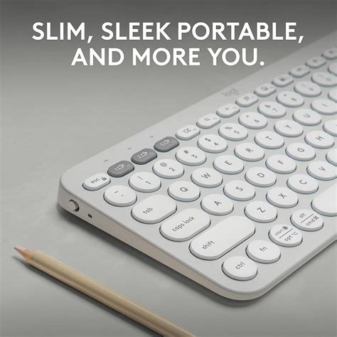 Logitech Pebble Keys K S White Wireless Keyboard Best Price In India