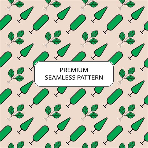 Tree Leaf Seamless Pattern Abstract Premium Vector Design 11117088 Vector Art At Vecteezy