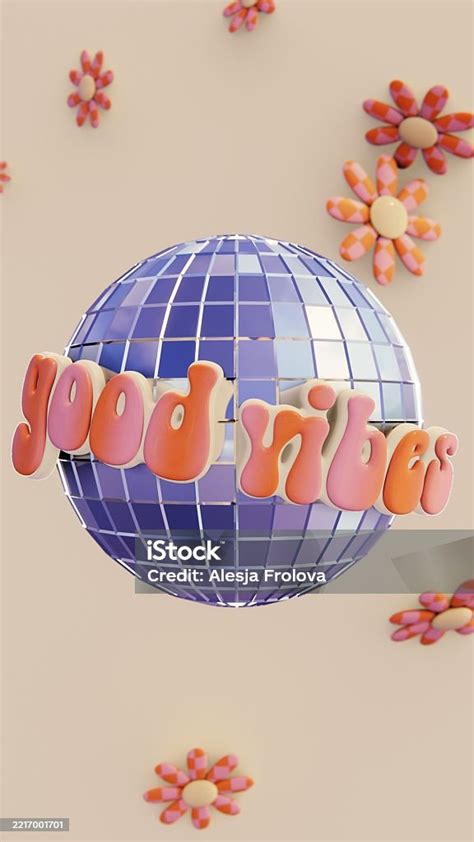 여름 3d 수직 배경 떨어지는 꽃 드문 드문 데이지 히피 디스코 볼 인포 그래픽 좋은 분위기 유행 복고풍 빈티지 분위기 멋진