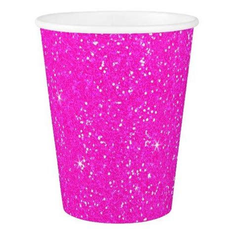 Glitter Shiny Sparkley Paper Cup Bridal Shower Deco Diy Cups Anniversary T Diy