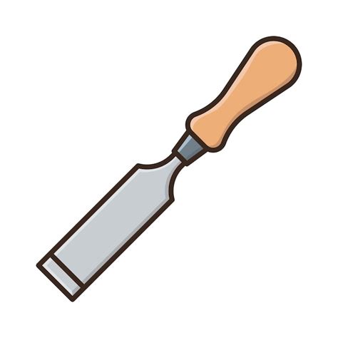 Premium Vector Chisel Icon Vector Design Template In White Background