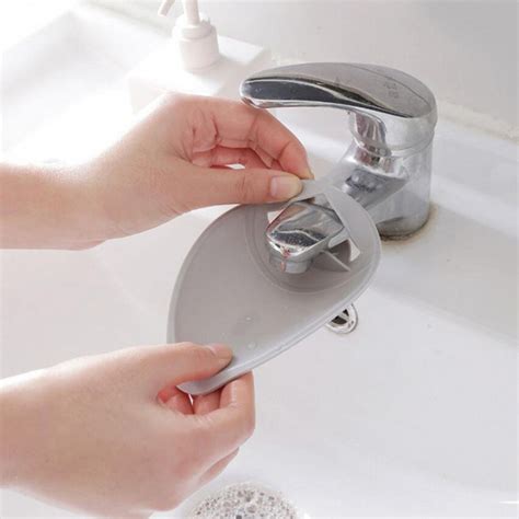 Badu Bg Удобни силиконови удължители за кранове Кухня Баня Удължител за кран Прекрасни кранове