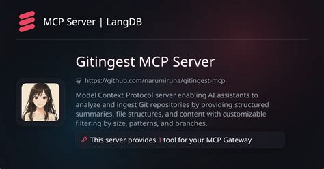 Gitingest Mcp Server Langdb