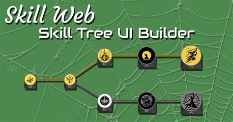 Skill Web Skill Tree Ui Builder ゲームツールキット Unity Asset Store