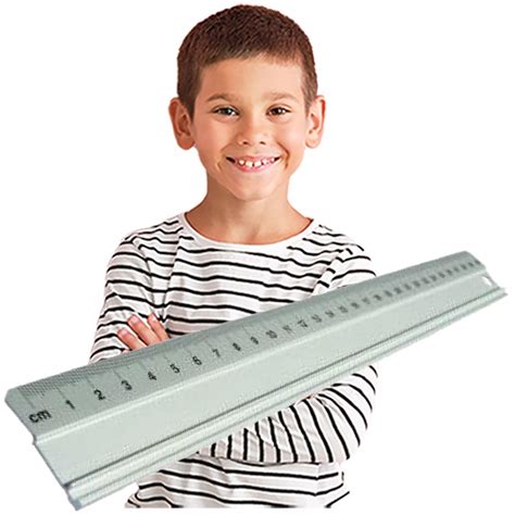 Rigla Leniar Metal 30cm Argintiu Emagro