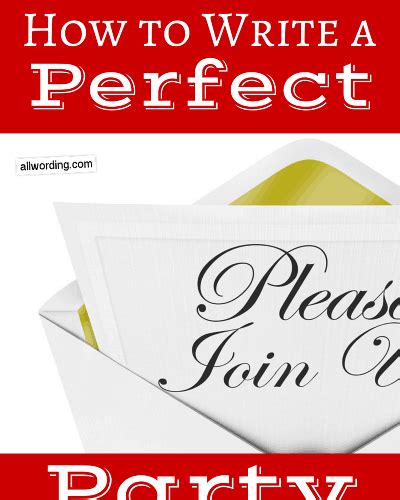 Cómo escribir una invitación a una fiesta Mensajes