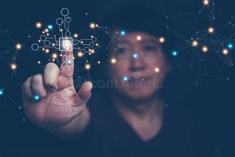 cyber protection data security internet privacy internet and technology concept on virtual