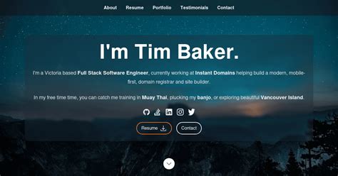React Resume Template Codesandbox