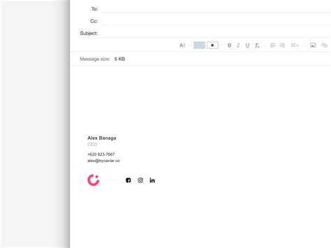 Email Signature Block Template 2021 Some Spot