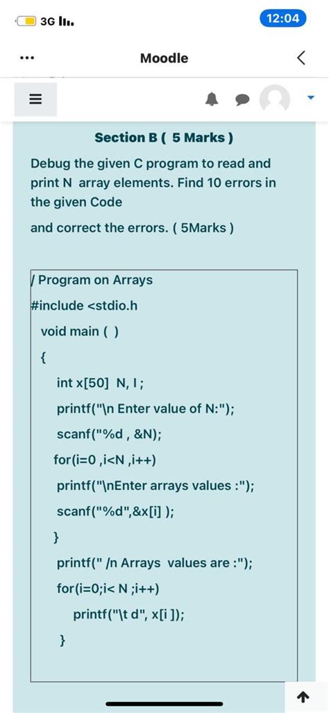 Solved 3g Li 1204 Moodle