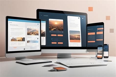 Premium Photo Design Excellence Unleashed Crafting Engaging Uiux Scenarios With Mockups Across