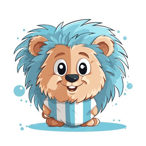 아르헨티나 국기 벡터 스티커 클립 아트 파란 머리와 파란 셔츠를 입은 만화 랭커스터 사자 상표 클립 아트 Png 일러스트 및 벡터 에 대한 무료 다운로드 Pngtree