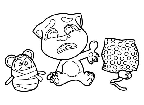 Angela And Tom Coloring Pages 2025