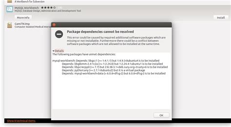 Php MySQL Workbench Doesn T Install On Ubuntu Stack Overflow