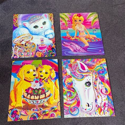 Lisa Frank Office Four Never Used Lisa Frank Folders Poshmark