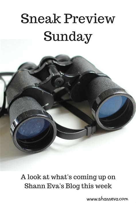 Sneak Preview Sunday Shann Evas Blog