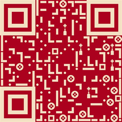 粉色发光拼贴圆豆豆二维码生成器 平面静态 无背景码 27090001 第九工场