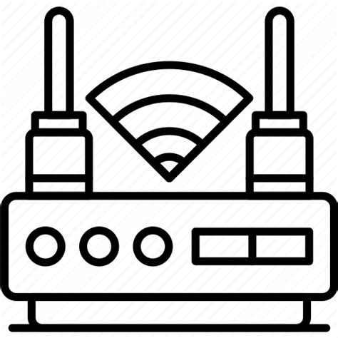Wifi Router Internet Wireless Modem Icon Download On Iconfinder