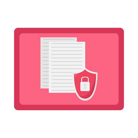 Cyber Security Document In Tab Illustration 38008786 Vector Art At Vecteezy