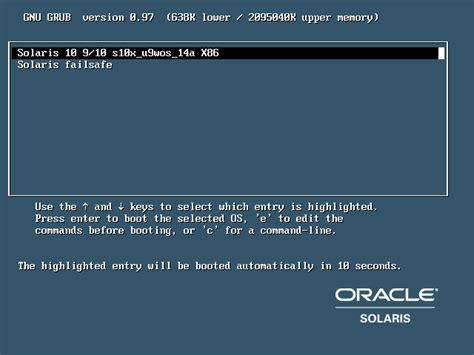 Solaris 10 U9 Zfs 설치 데스크탑세션 윈디하나의 솔라나라