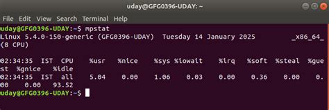 Linux Command To Check Cpu Utilization Geeksforgeeks