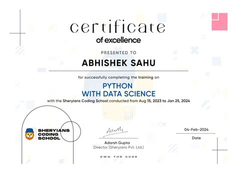 Abhishek Sahu On Linkedin Hey Connection I Am Excited To Share That I
