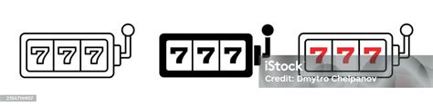 777 카지노 아이콘입니다 슬롯 머신 잭팟 기호 도박 벡터 일러스트 레이 션입니다 베팅 및 스핀 포춘 픽토그램 7에 대한 스톡 벡터 아트 및 기타 이미지 Istock