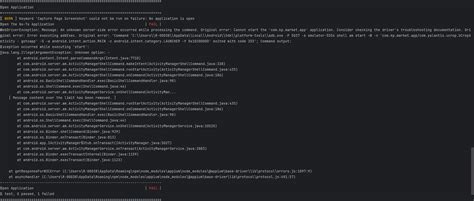Webdriverexception Message An Unknown Server Side Error Occurred While Processing The Command