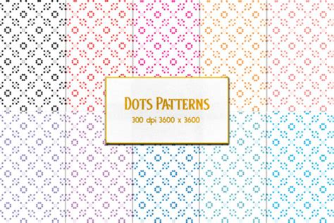 Dots Patterns Graphic By Anjana Designs Creative Fabrica