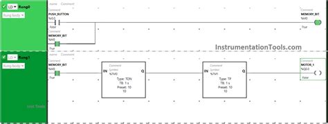 Plc Programming Example With Pushbutton And Motor