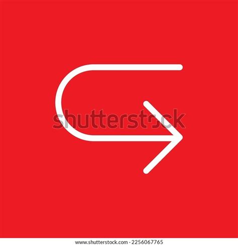 Return Arrow Icon App Interface Graphics Stock Vector Royalty Free 2256067765 Shutterstock