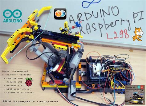 Баллиста управляемая Raspberry Pi и Arduino Arduino проекты
