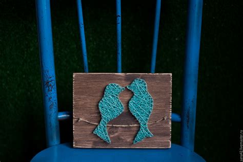 Птицы в технике String Art в интернет магазине на Ярмарке Мастеров Картины Кемерово