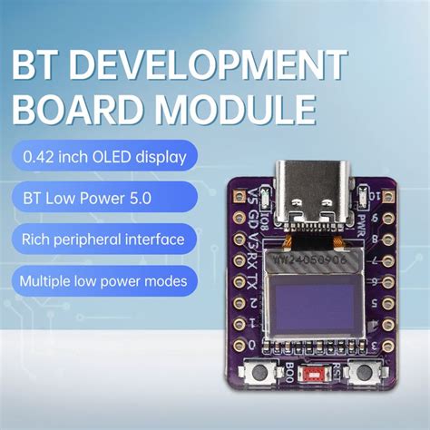 Esp32 C3 Wifi Bluetooth Development Board 042in Oled Screen Type C Usb