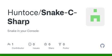 Github Huntoce Snake C Sharp Snake In Your Console
