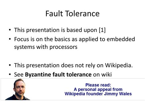 Ppt Fault Tolerance In Embedded Systems Powerpoint Presentation Free