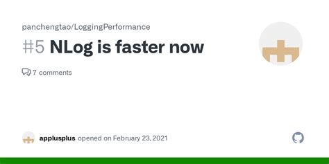 Nlog Is Faster Now Issue Panchengtao Loggingperformance Github