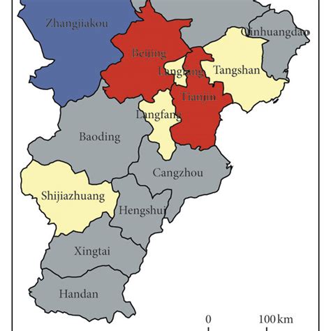 Tfp Spatial Pattern Of Beijing Tianjin Hebei Metropolitan 20092017