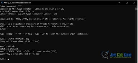 SQL Drop Table Example Java Code Geeks
