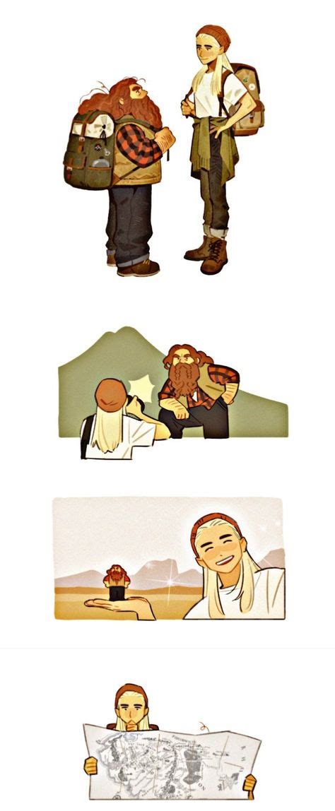 Gimli Legolas Fanart