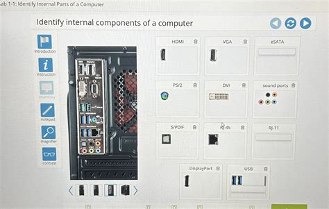 solved ab 1 1 identify internal parts of a computer