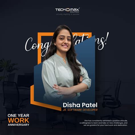 Techomax Solution™ On Linkedin Techomaxsolution Oneyear Complete Workanniversary