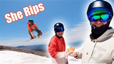 Snowboarding With Jenise Spiteri At Hood Season Day Youtube