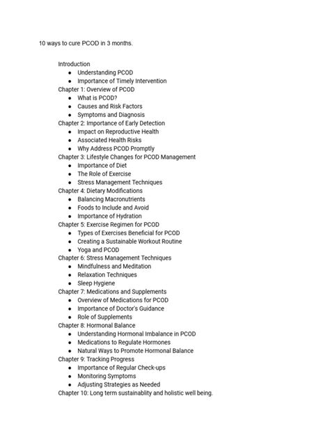 10 Ways To Cure Pcod In 3 Months E Book Pdf