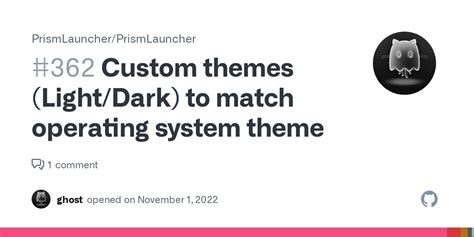 Custom Themes Lightdark To Match Operating System Theme · Issue 362 · Prismlauncher