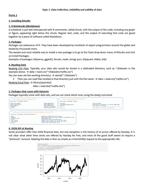 T1 Data Collection Reliability And Validity Of Data Pdf