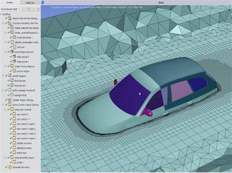 New Fluent Meshing Workflow Quickly Wraps Non Watertight Dirty Geometries